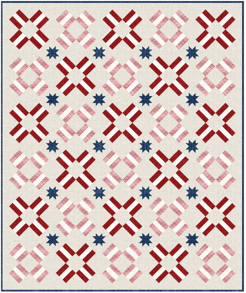 4th of July Night Sky Quilt Pattern – Easy Piecy Quilts