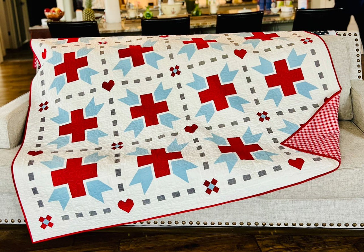 Angels Wear Scrubs Quilt Pattern – Easy Piecy Quilts