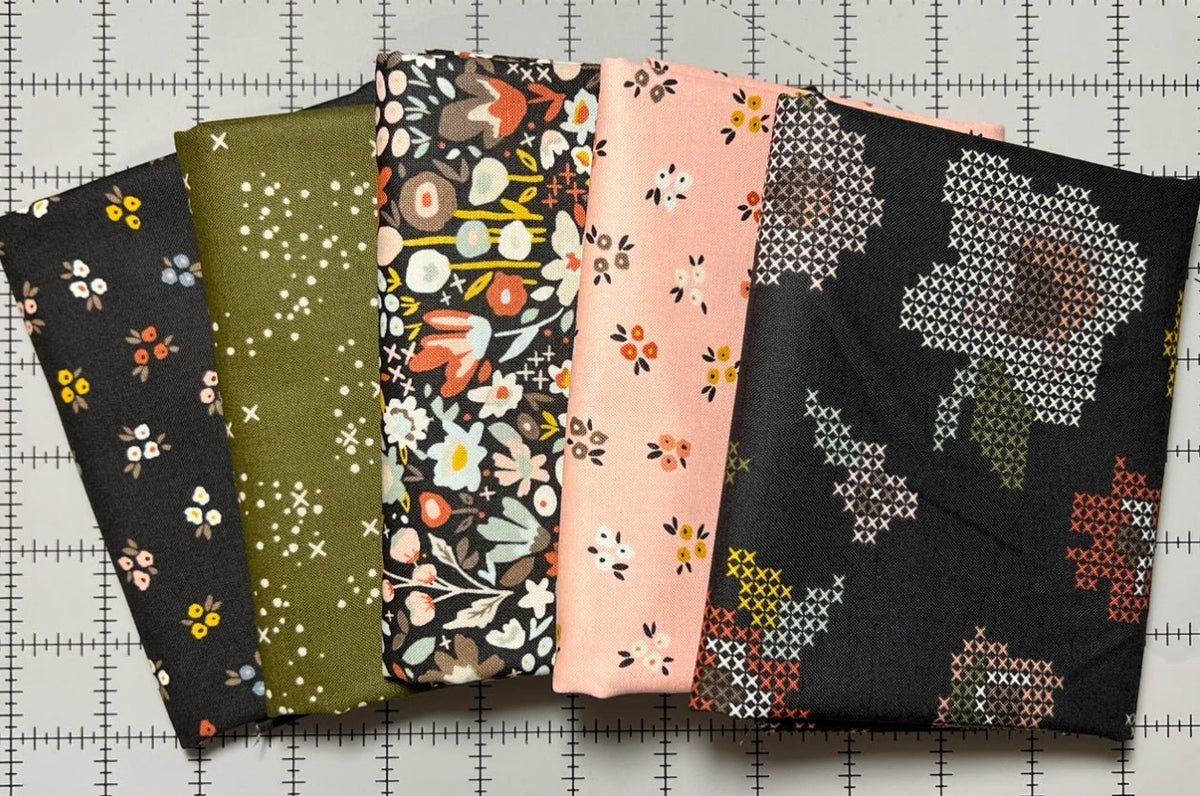 Dawn on the Prairie Fabric Bundle - 5 Half Yd Cuts – Easy Piecy Quilts