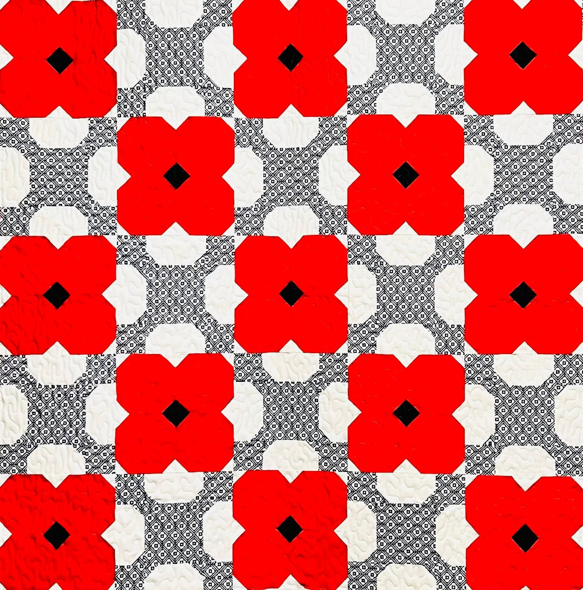 Poppy Quilt Pattern - Paper Print Version, Mailed – Easy Piecy Quilts