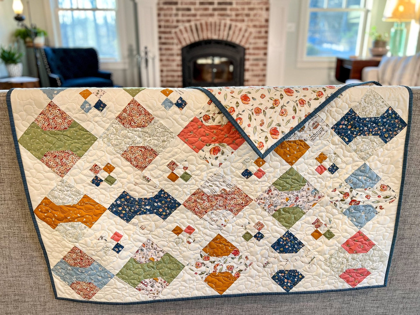 Vintage Bows Quilt Pattern – Easy Piecy Quilts