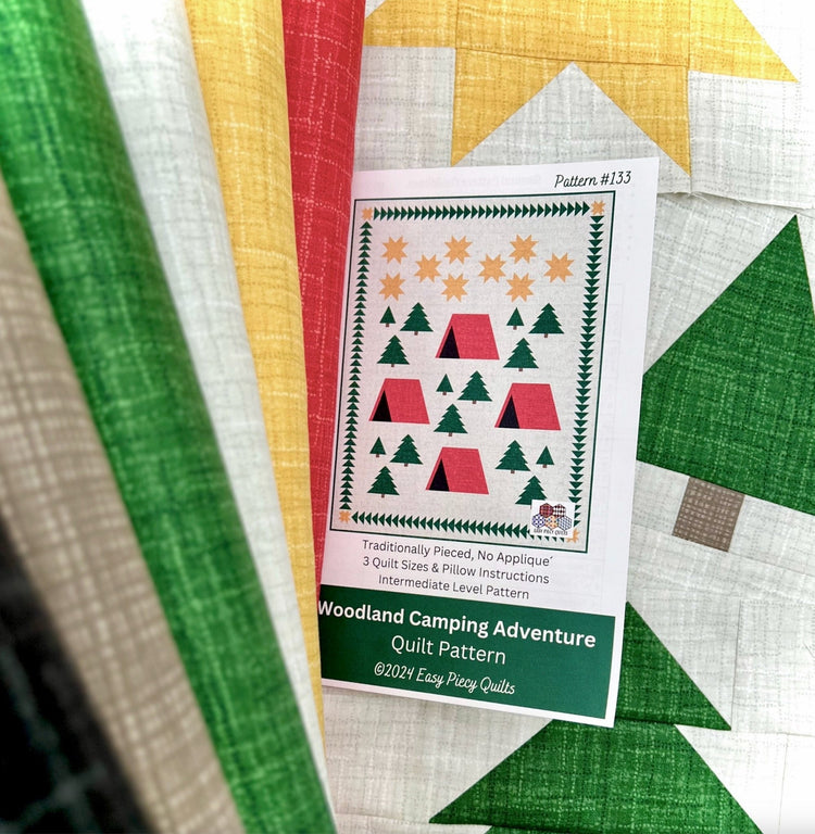 Woodland Camping Adventure Quilt Pattern – Easy Piecy Quilts