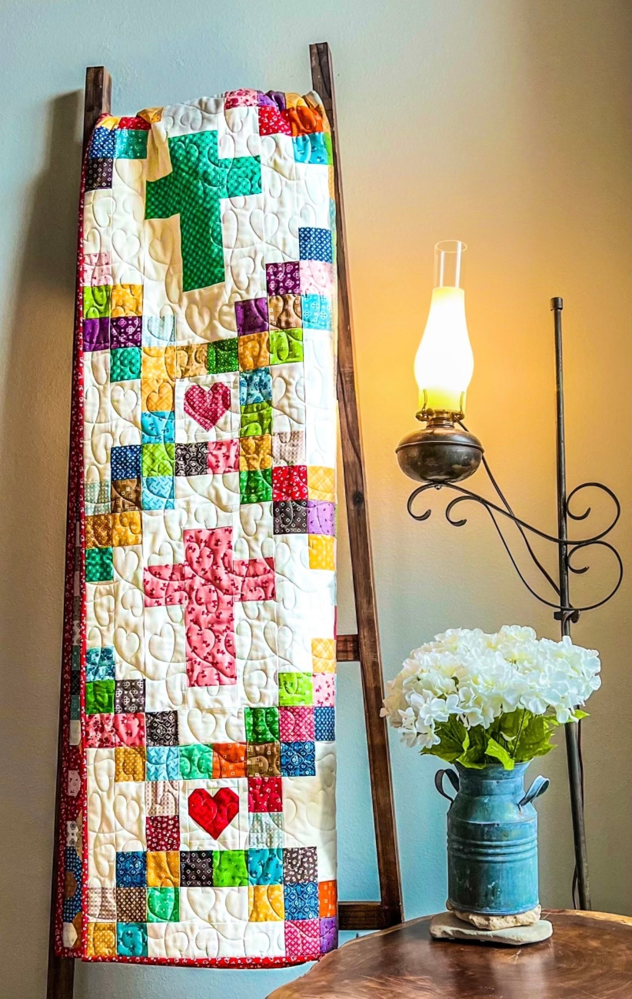 Perfect Peaces Quilt Pattern - Paper Print Version, Mailed
