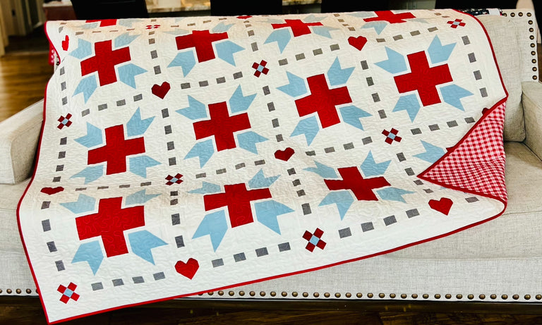 Angels Wear Scrubs Quilt Pattern – Easy Piecy Quilts